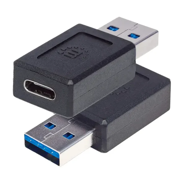 Adaptador USB-A para USB-C 3.2 10Gbps 3A Manhattan 1